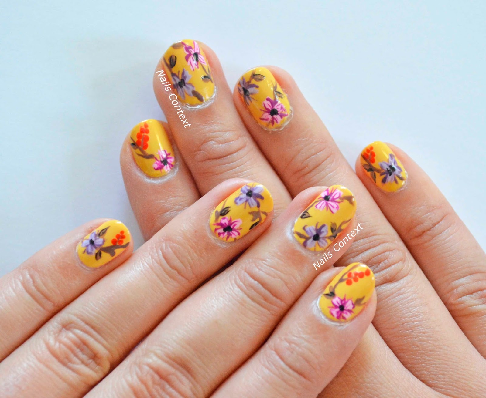 Nails Context: Live life in full bloom