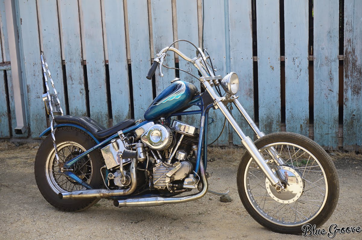 BLUE GROOVE SHOP BLOG: - SOLD - 57` PANHEAD CHOPPER