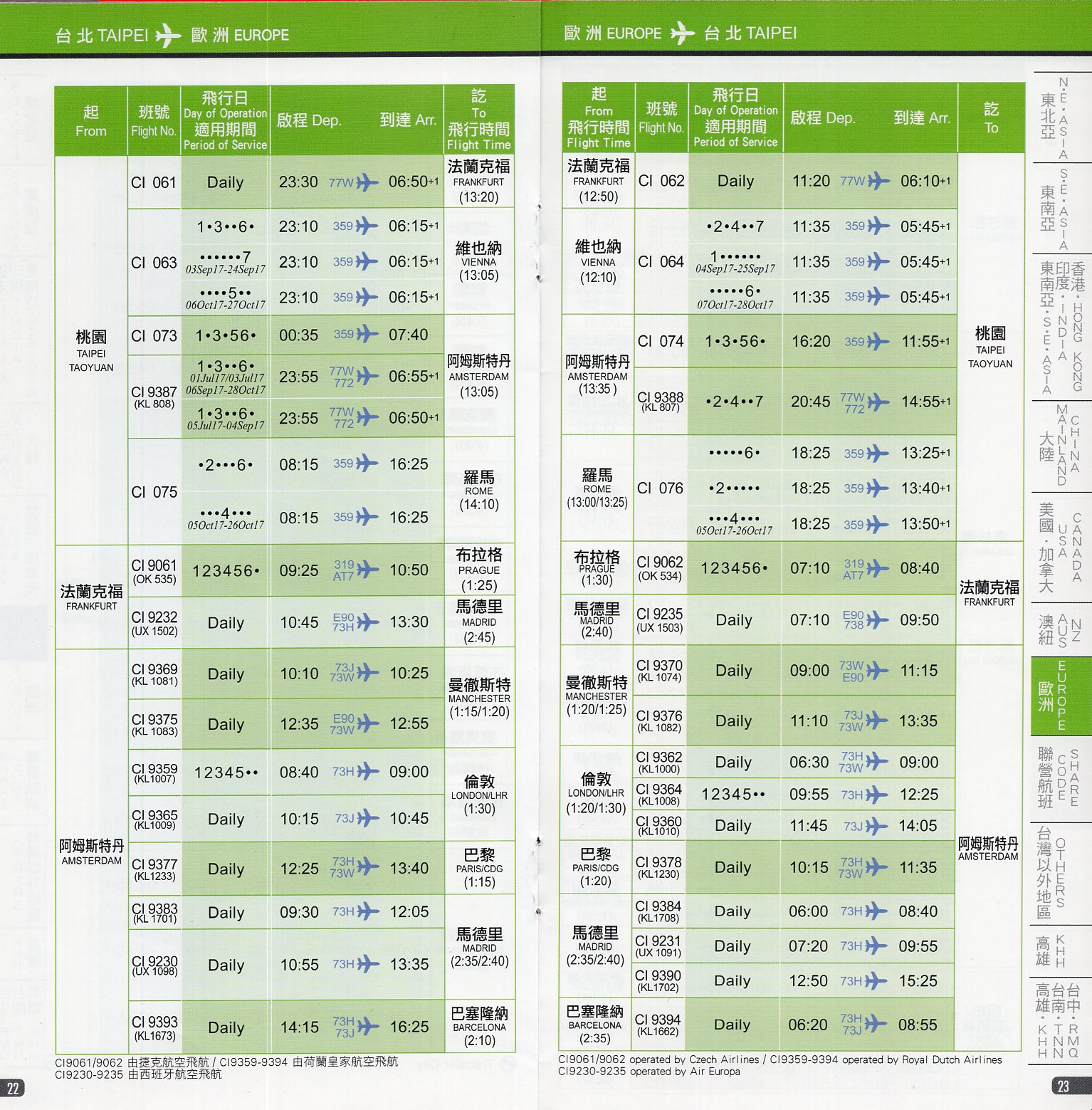 Airline memorabilia: China Airlines (2017) [completo]