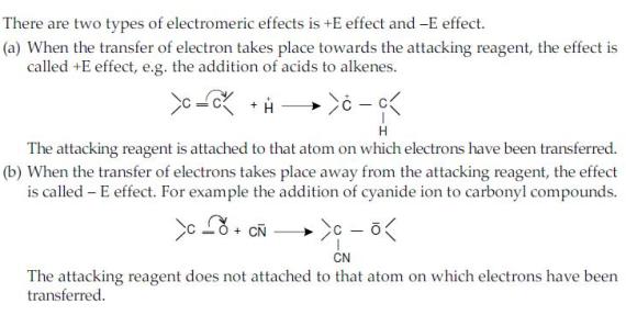Vedupro: Electromeric Effect, E Effect, Electromeric Effect Mechanism ...