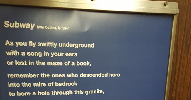 BillyBlog: Poetry in Motion: Subway by Billy Collins