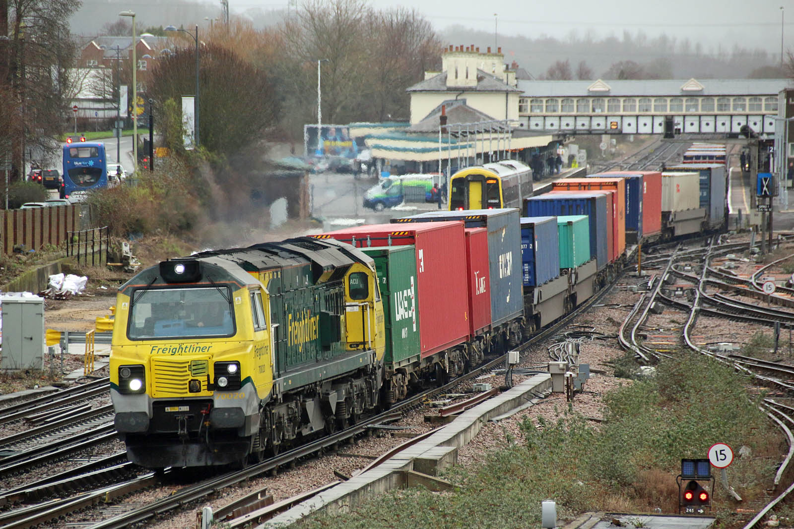 47s and other Classic Power at Southampton: Freightliner Class 70 ...