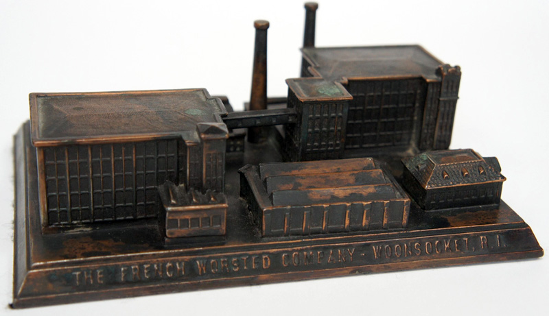 Building Collector: French Worsted Company Mill Souvenir Building