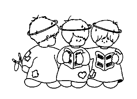 Dibujos y Plantillas para imprimir: Angelitos