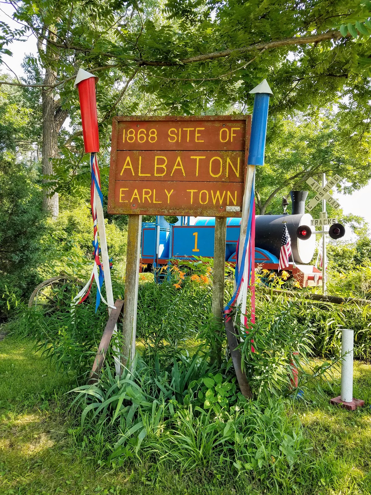 History and Culture by Bicycle: Early Iowa Town: 1868 site of Albaton, Iowa