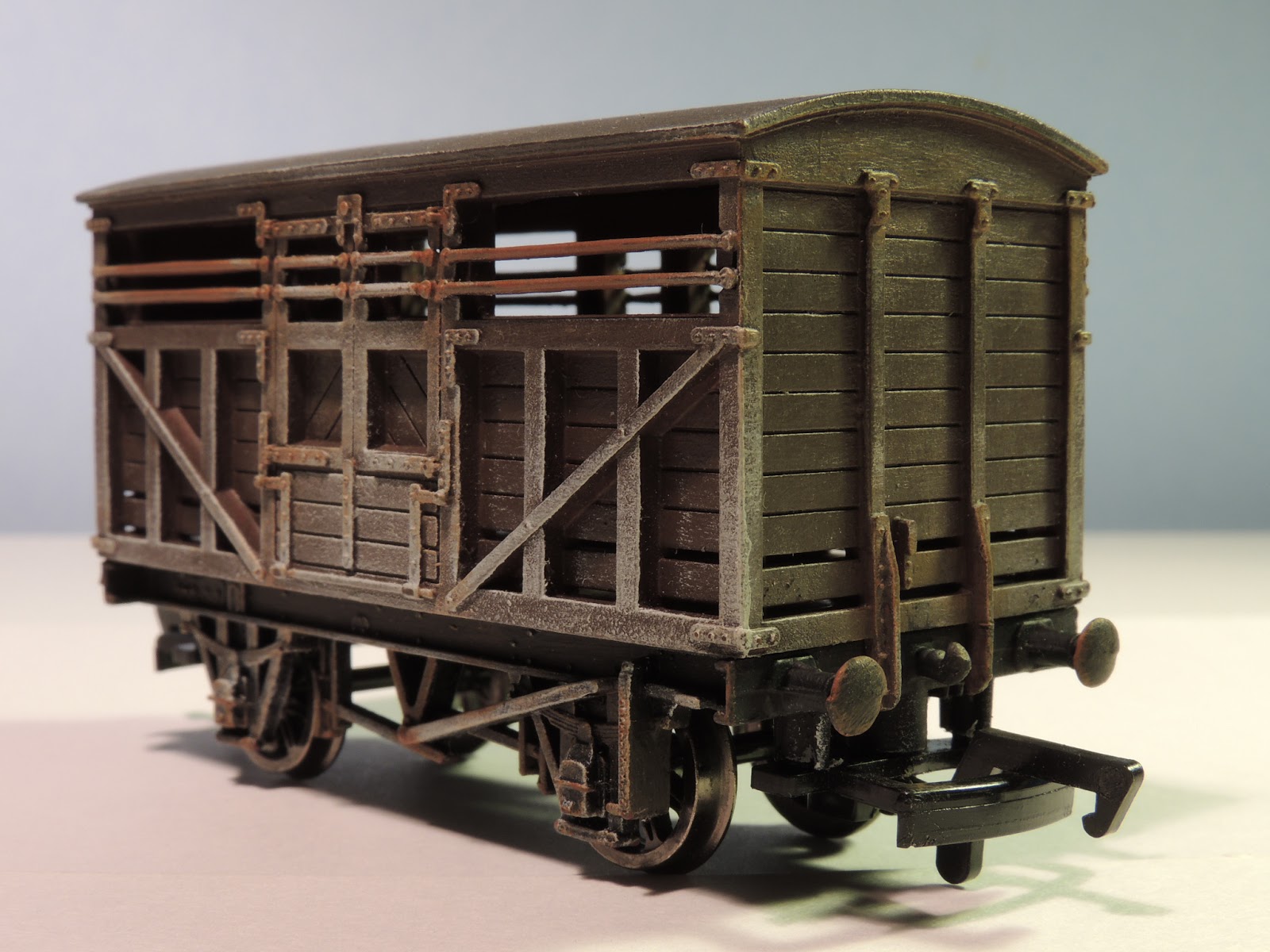 SodorModelRailroading: Cattle Wagon #1: Weathering