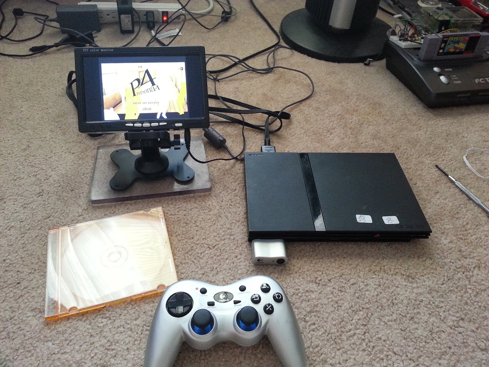 DIYtronics: PS2 Modbo 4.0 Installation and Translucent Case Mod