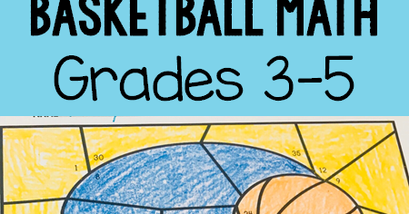 Kelly McCown: Basketball Math Coloring Pages