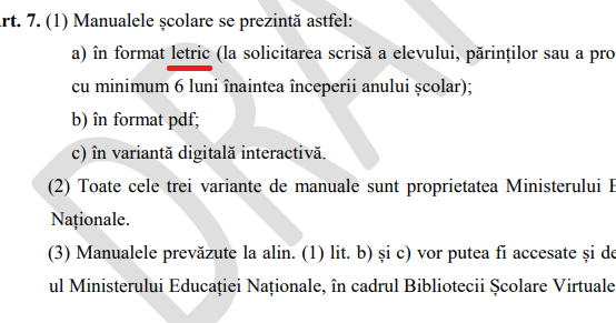 Puțină gramatică: Ministerul Educației spune lucruri trăsnite...