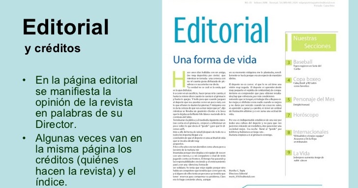 Textos Periodísticos.: Sección Editorial.