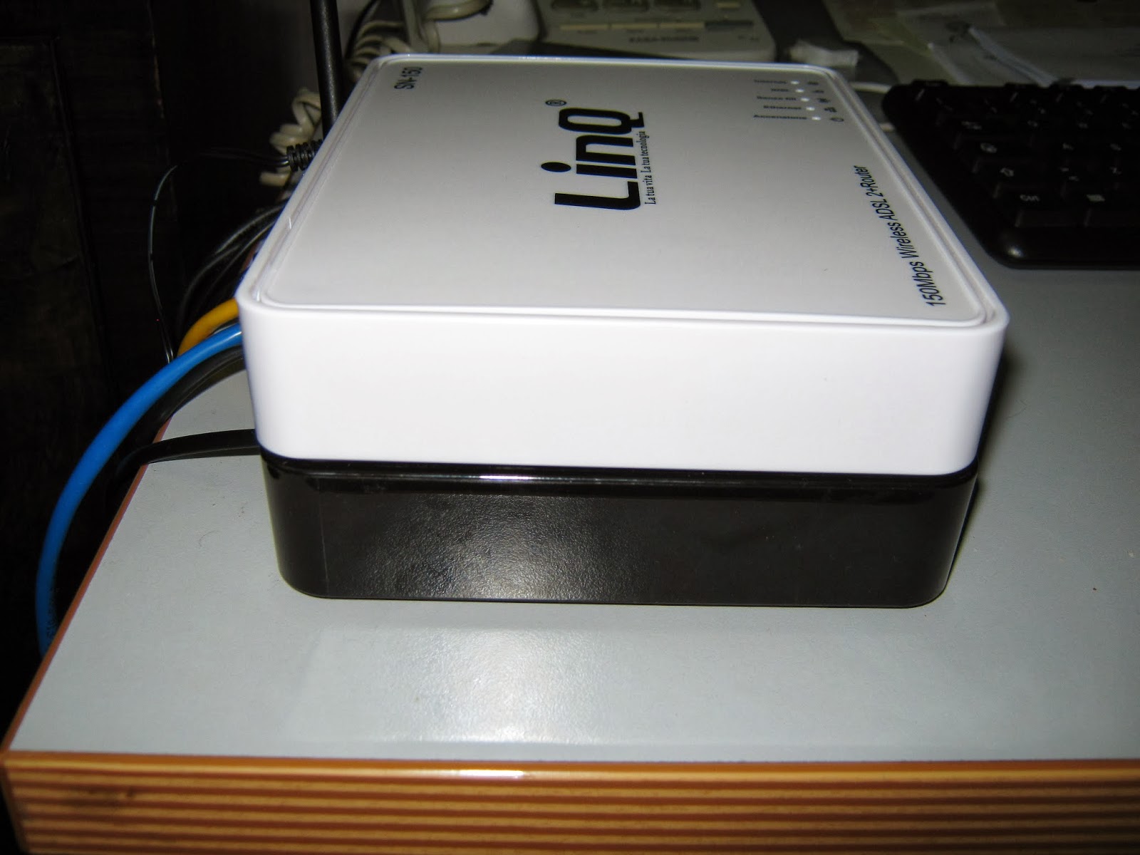 Modem LinQ 150M Wireless ADSL2+ come il Thomson TG RECENSIONE - Attivo ...