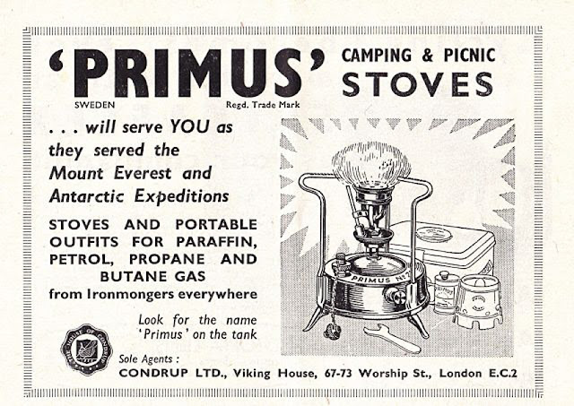 Chris Townsend Outdoors: Classic Gear: The Primus Stove