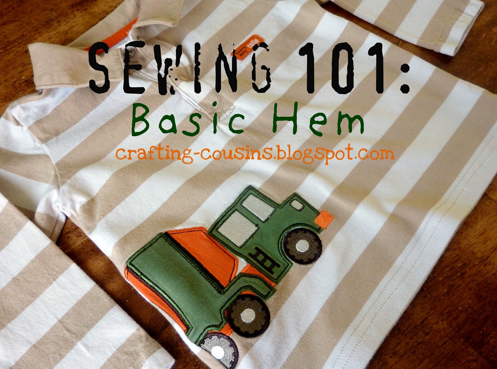 Crafty Cousins: Sewing 101