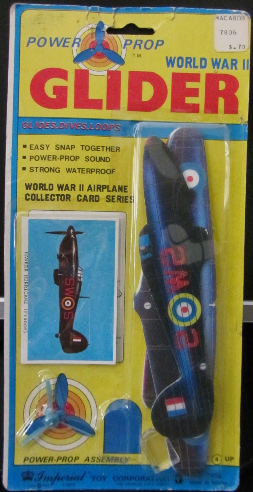 The Styrofoam Glider Squadron: Power Prop WWII Glider - #1 Hawker Hurricane