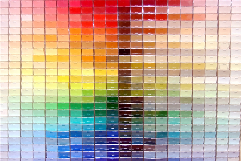 Capadia Designs: Paint chips...