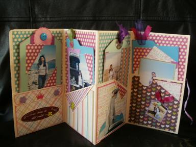 ARTE KRUSAY : Scrapbook Mini Album con file folder