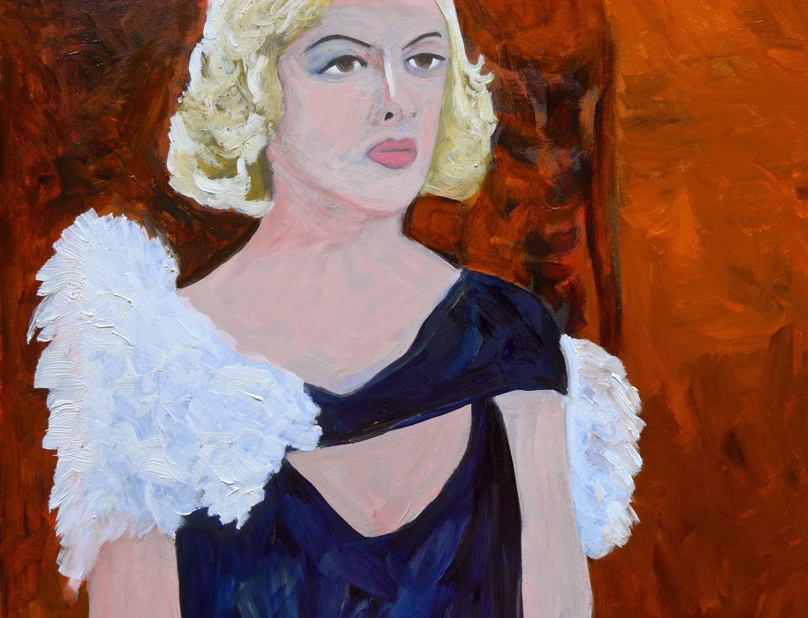 the artist side of vivienne strauss: Eva makes an entrance.