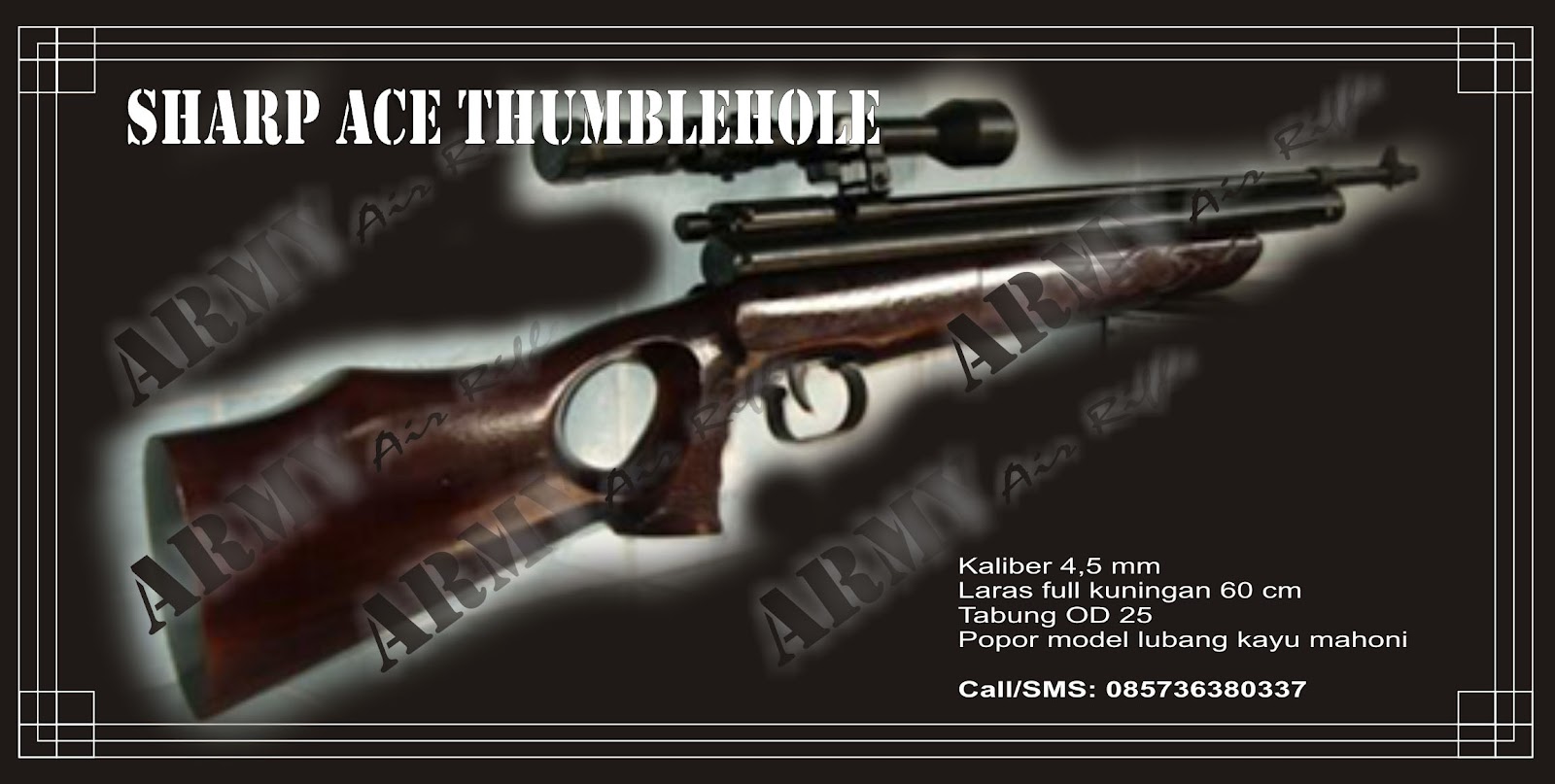 Senapan Angin Gejluk Army I Terbaik Murah Bergaransi: SHARP ACE LOKAL