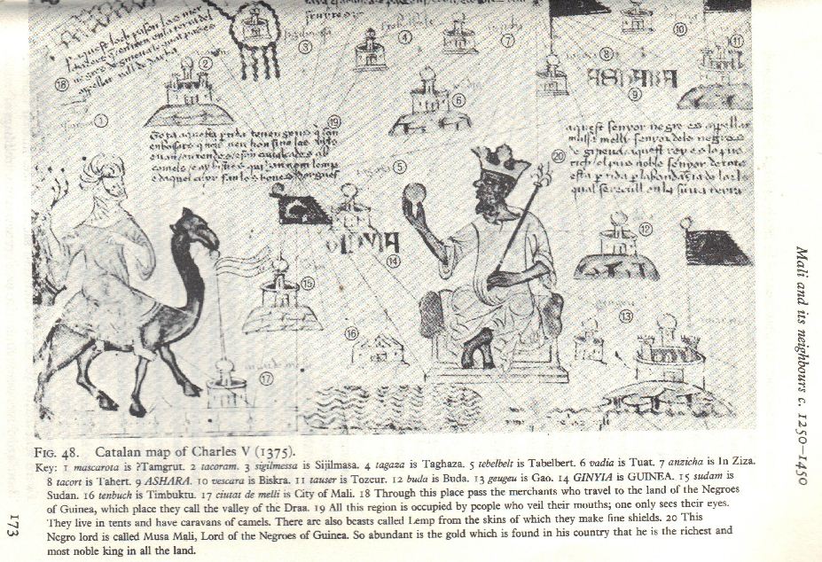 1375 Africa Map Mansa Musa - Map