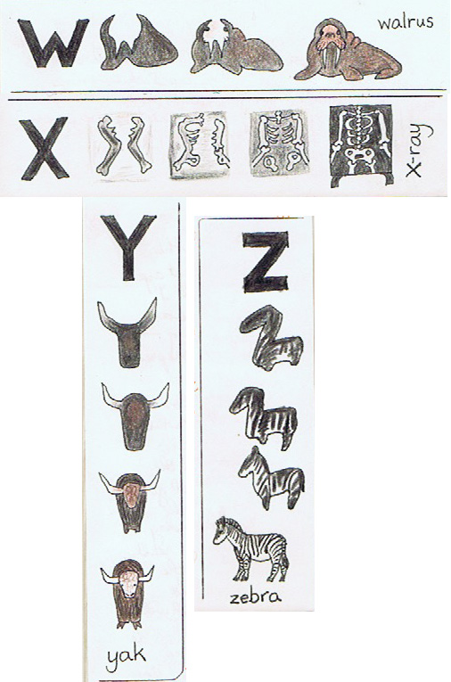 Black and White: Alphabet Transformations