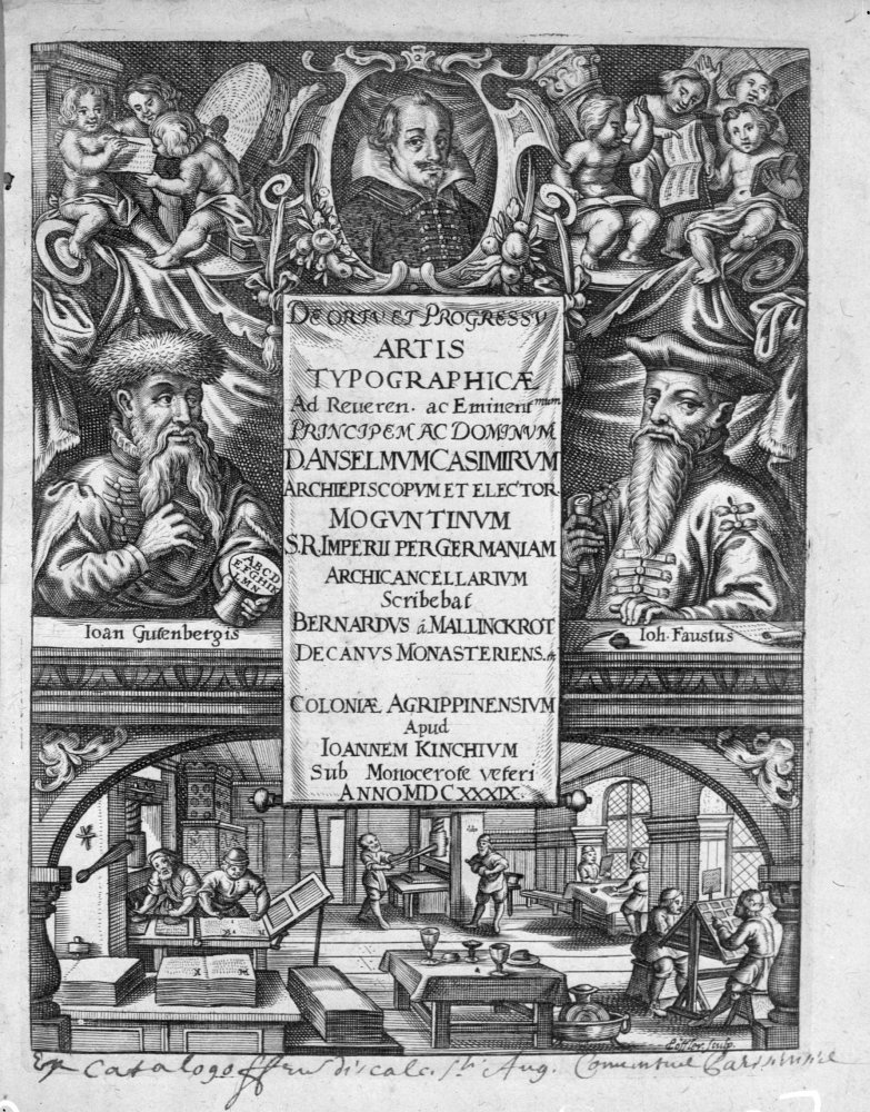 Fin de Cycle - Blog de Bruno Hapel: Gutenberg et Johann Fust