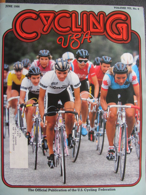Kissena Track Racing: 1980s Cycling USA magazine