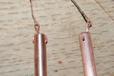 The Shed And Beyond: Homemade copper wind chime ... ...