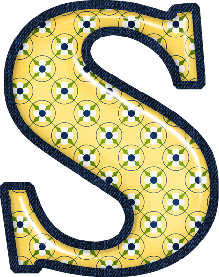 Abecedario Amarillo con Diseño. - Oh my Alfabetos!