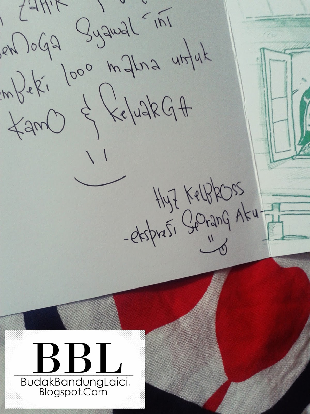 Dapat Kad Raya Dari Blogger - Budak Bandung Laici