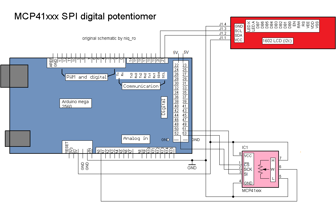 Arduino tehNiq: MCP41xxx digital potentiometer