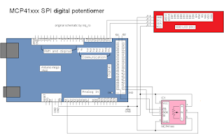 Arduino tehNiq: MCP41xxx digital potentiometer