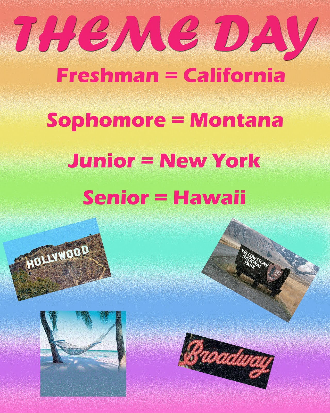 Paige's Blog: Theme Day Poster