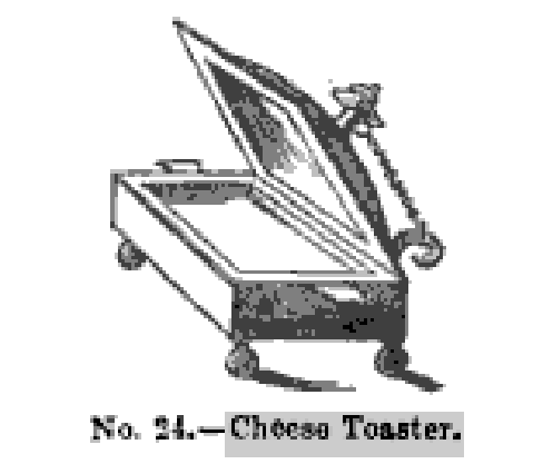 Researching Food History : Cheese Toaster for Welsh Rarebit ... or Rabbit