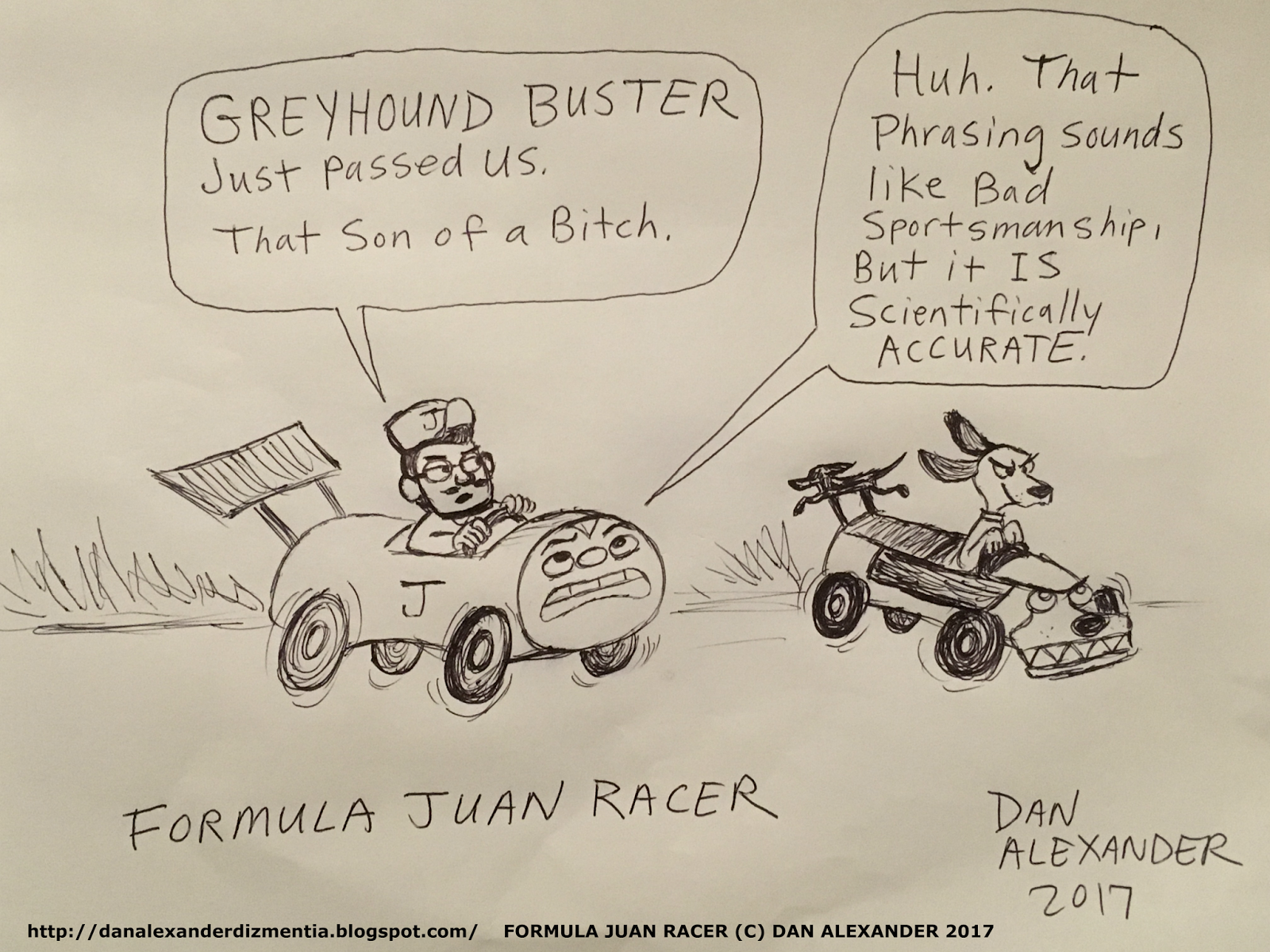Dan Alexander Dizmentia: Formula Juan Racer