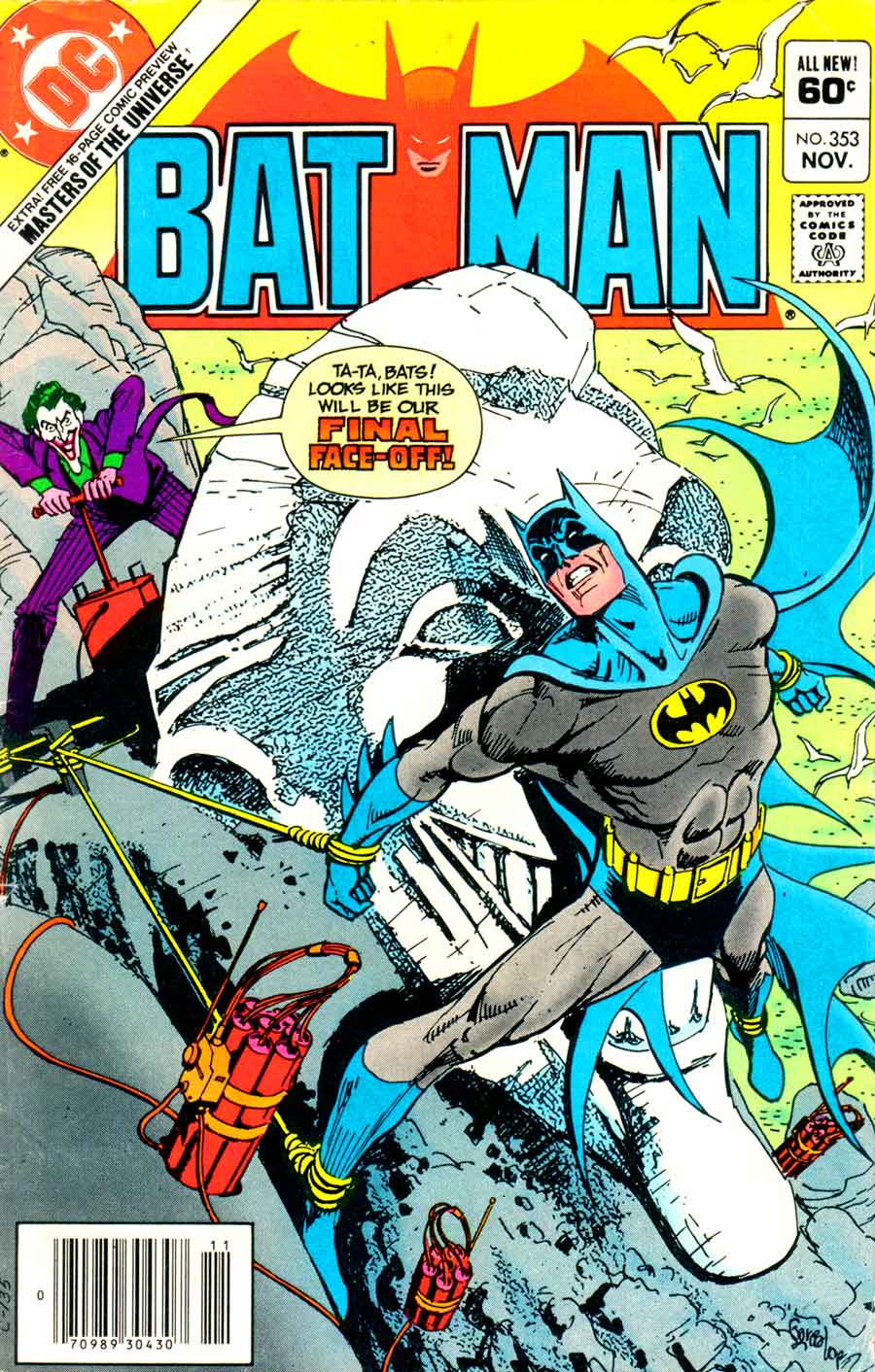 Batman #353 - Don Newton art - Pencil Ink