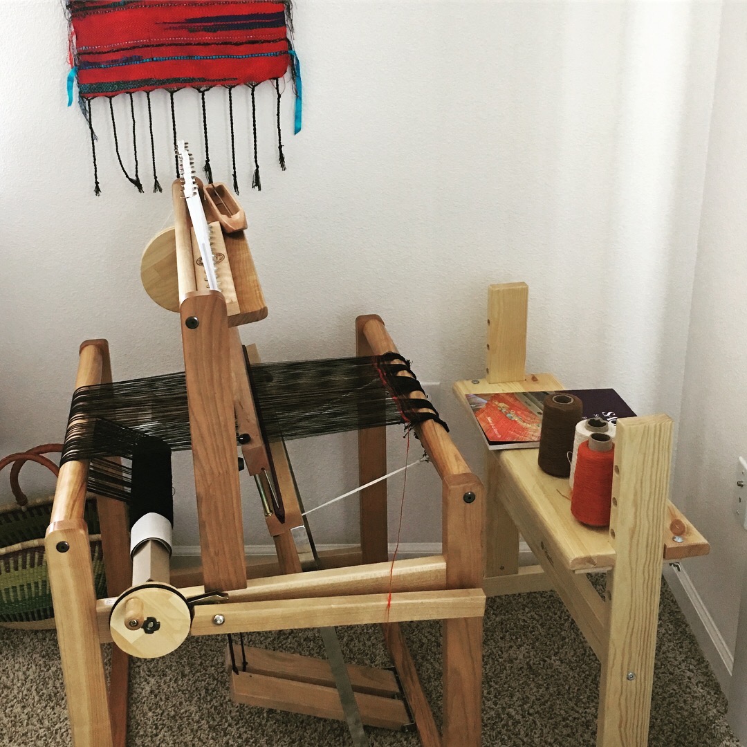 CENTERING WITH FIBER: saori looms and weaving students at Saori Santa Cruz