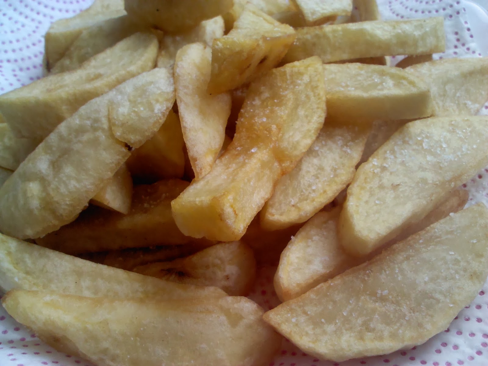 La cocina y ¿los animales..?: La perfecta patata frita.