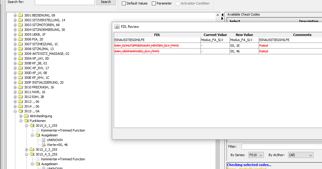 Bimmer Crew: [Coding] BMW Easy Entry/Exit Coding 좌표변경
