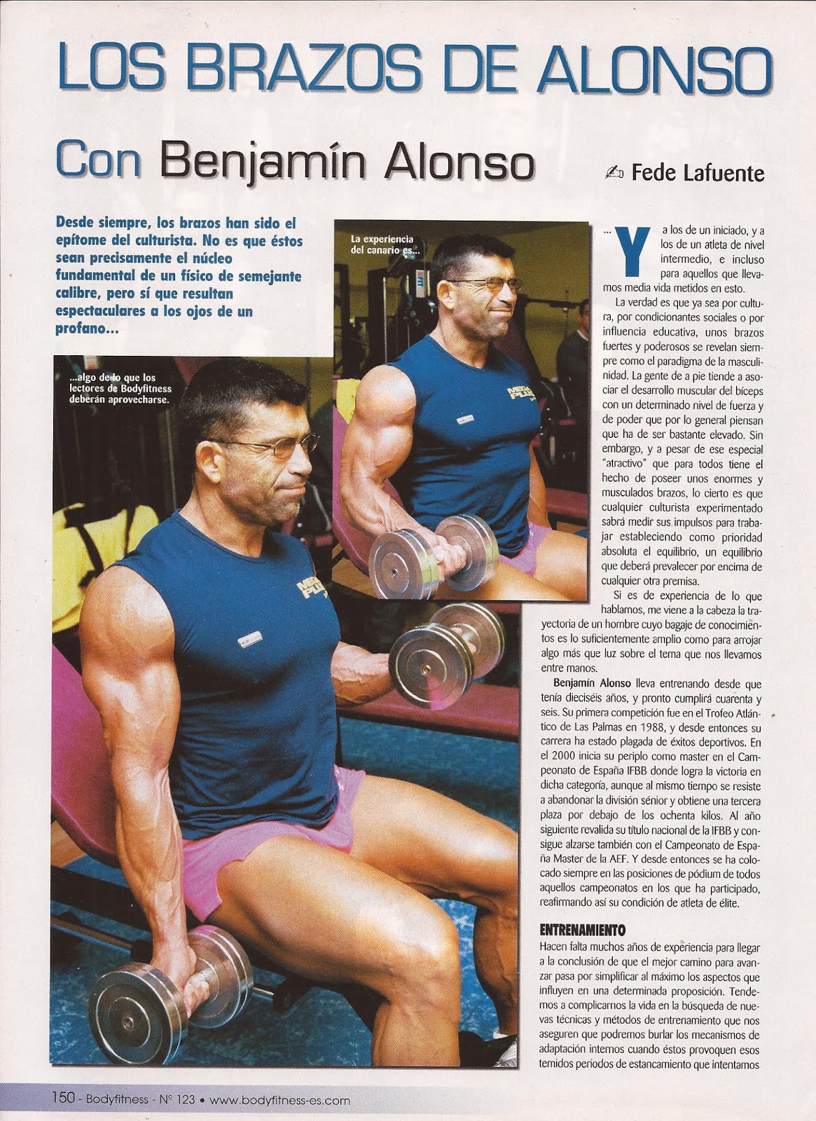 CULTURISMO EXTREME: ENTRENAMIENTO DE BRAZOS CON BENJAMIN ALONSO