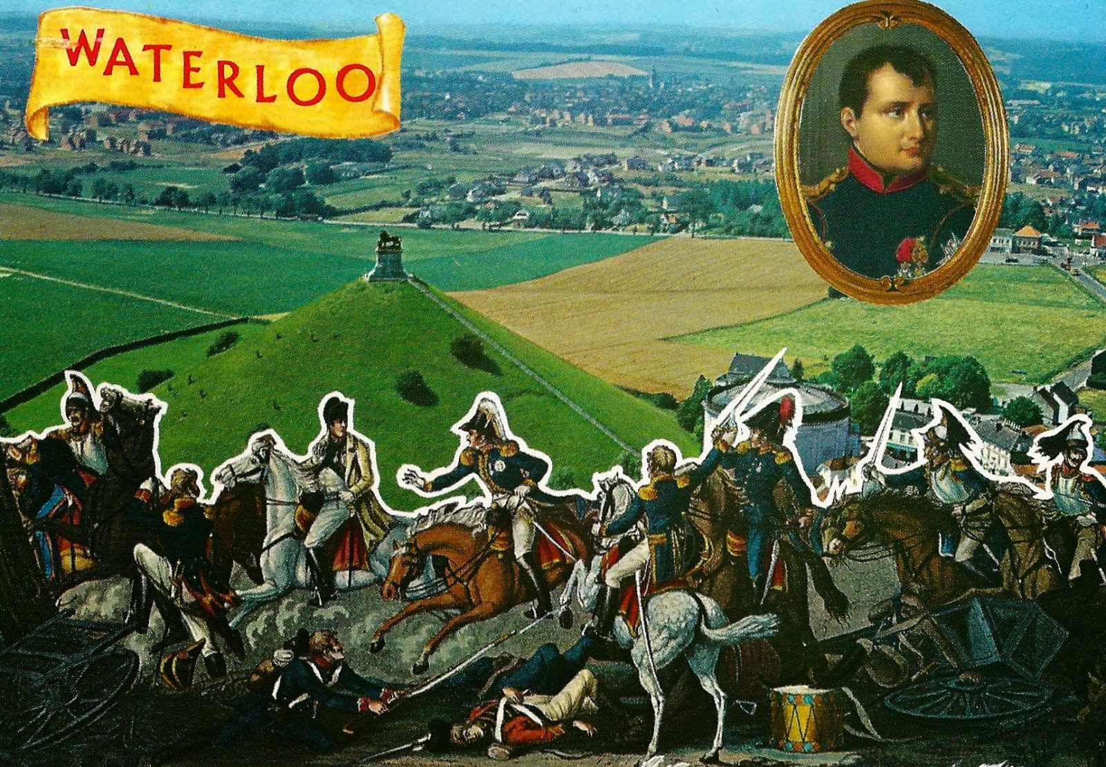My Favorite Postcards: Waterloo with Napoleon Bonaparte