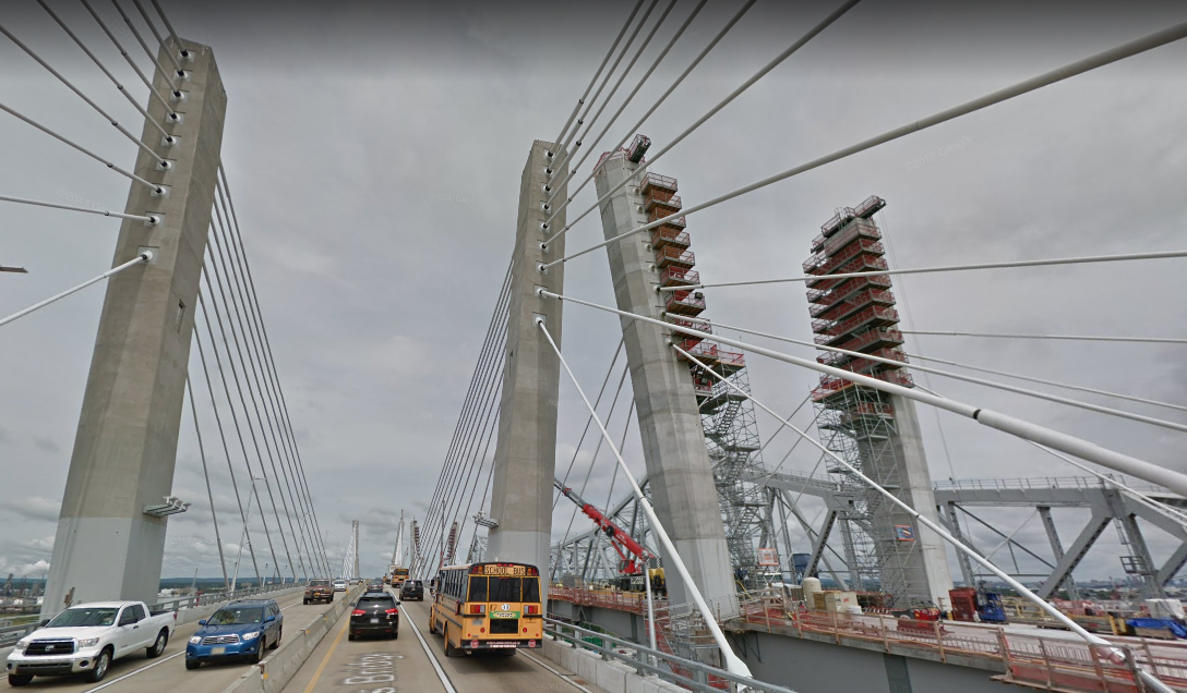 Industrial History: Goethals Bridges over Arthur Kill at Staten Island ...