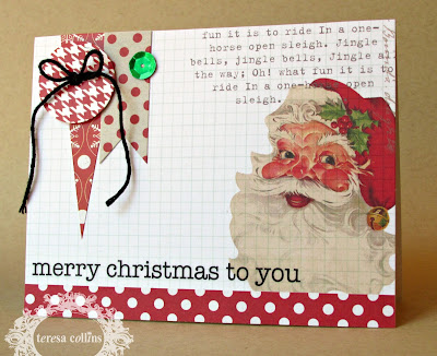 TERESA COLLINS DESIGN TEAM: Christmas Cards with Santa's List
