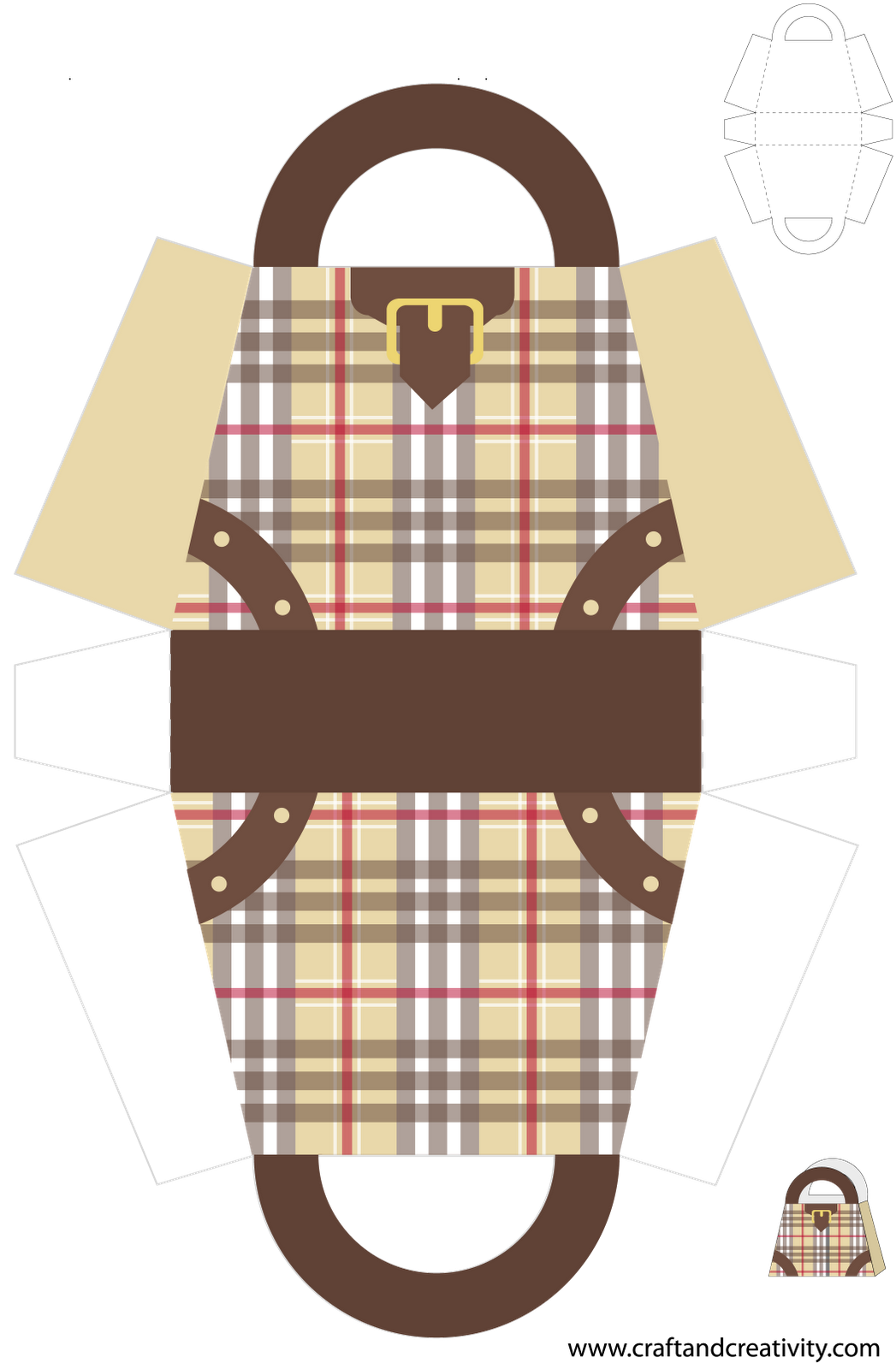 Moldes das bolsinhas para dia das mães | Pra Gente Miúda