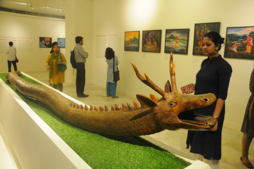 Color N Space Art World: Giant sculpture of Manipur’s mythical reptile ...