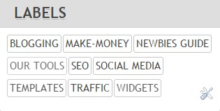 Awesome Label Widget for Blogger with Hover Effect | Our Blogger Help