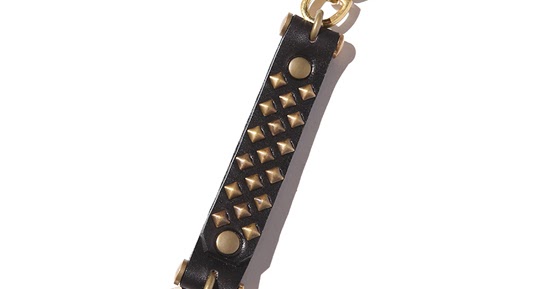 NEILLAGE: CALEE キャリー LEATHER STUDS LONG KEY RING