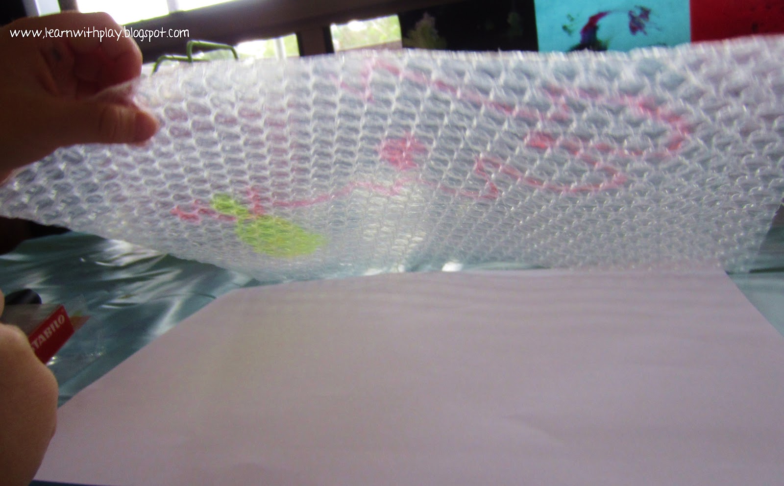 Learn with Play at Home: Drawing & Printing with Highlighters on Bubble ...