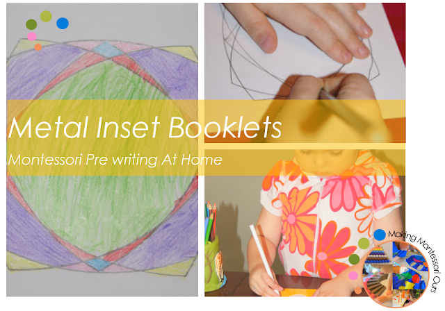 Metal Inset Booklets, Montessori Pre writing At Home - "Making ...