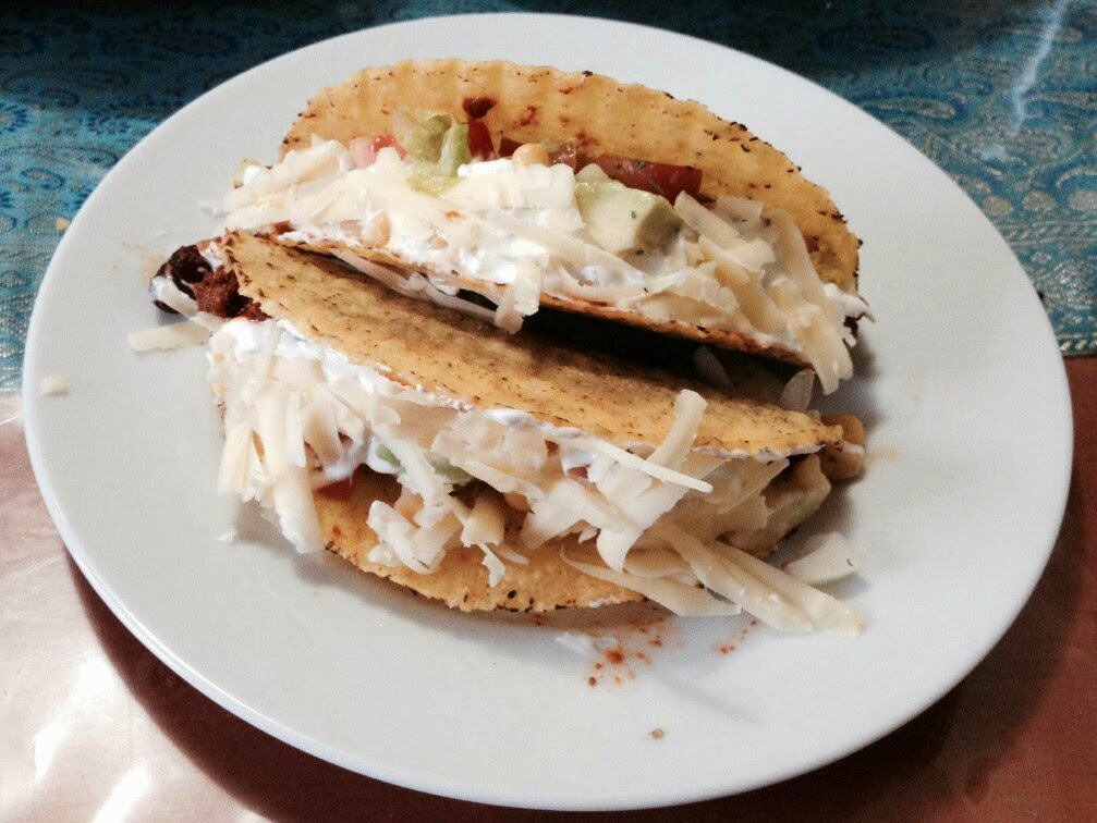 The Flaming Potato: Shell tacos - recipe