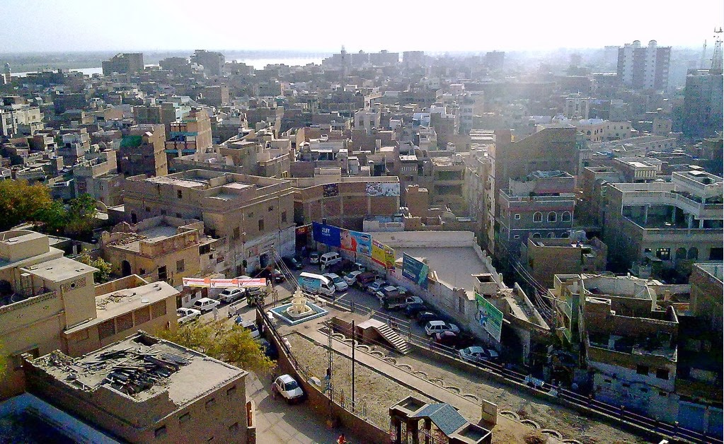 Sukkur city of Sindh province of Pakistan